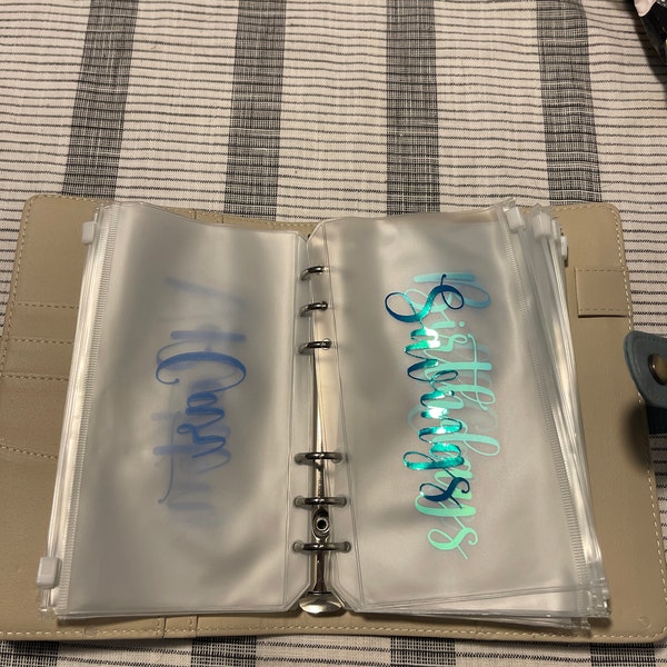 Cash Envelope STARTER KIT , Custom Budget Envelopes With Labels ...