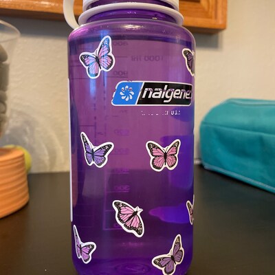 Pink Mini Butterflies 9 PC Sticker Pack Aesthetic Stickers, Minimalist ...