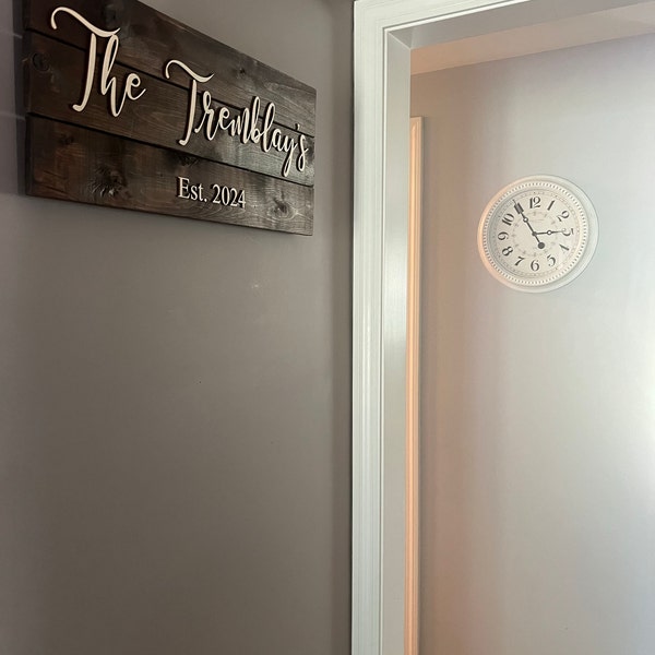 Stain or Paint Lettering Add-on for Jayohandco Wood Signs attachment ...