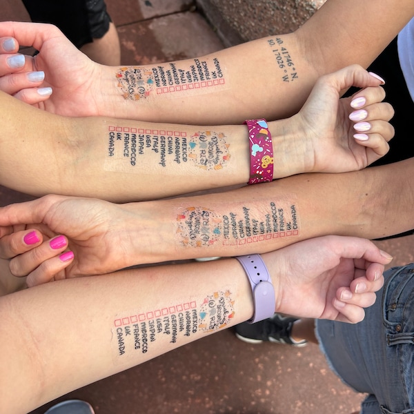 Drinking Around the World Tattoo-food & Wine Festival-epcot World ...