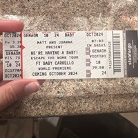 Custom Wedding Save the Date Concert Ticket Invitations W/ Envelopes ...