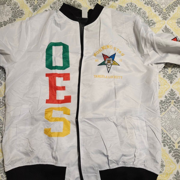 Order of the Eastern Star OES Masonic Unisex Bomber Jacket S-5XL - Etsy