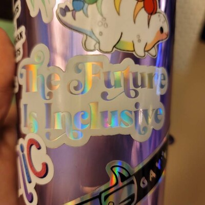 The Future is Inclusive Sticker, Diversity Stickers, Feminist Stickers ...