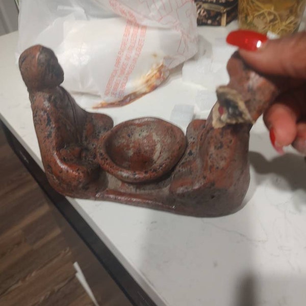 Handcrafted Volcanic Stone Molcajete With Blue Talavera Lid – Authentic ...