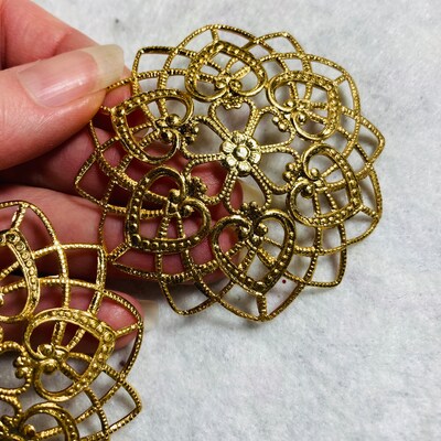 1 Pcs. Big Brass Bobeshe Brass Bobeche Bobesche Traforo MADE in ITALY ...