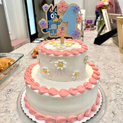 Blue Dog Cake Topper Blue Healer Birthday Party Birthday Decor Blue Dog ...