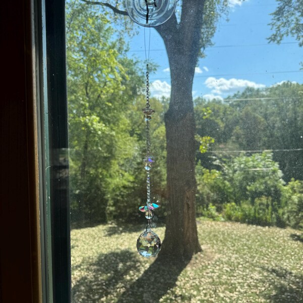 Aurora Borealis Prism Crystal Window Hanging,rainbow Maker,hanging ...