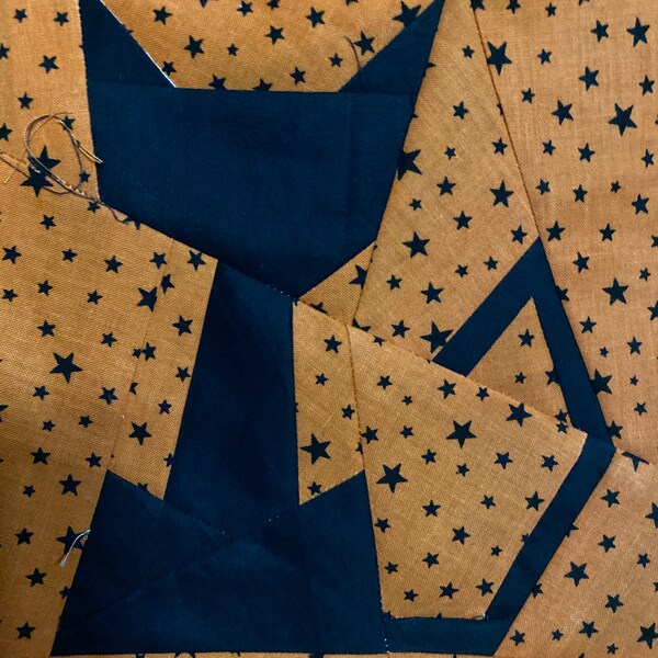 Kit Cat Paper Pieced Block Pattern in PDF, Foundation Piecing, Cat ...