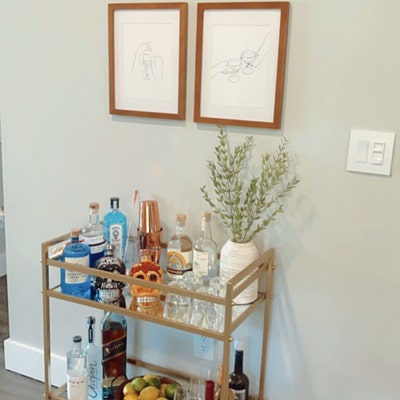 Connected Line Faces Art Print Human Faces Line Art - Etsy