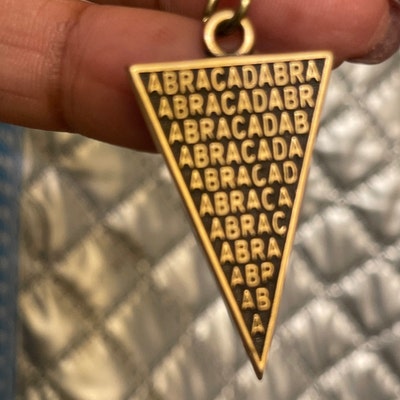 Abracadabra Keychain / Necklace. Abraxas Cabalistic. Ancient - Etsy