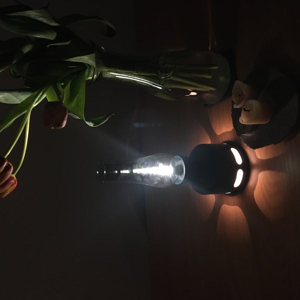 Tubicen Cordless Battery Table Lamp,vintage LED Oil Lamps Lantern,10 ...