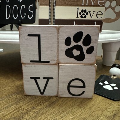 Animal Print Tiered Tray Mini Wood House / Pet Decor / Tiered - Etsy