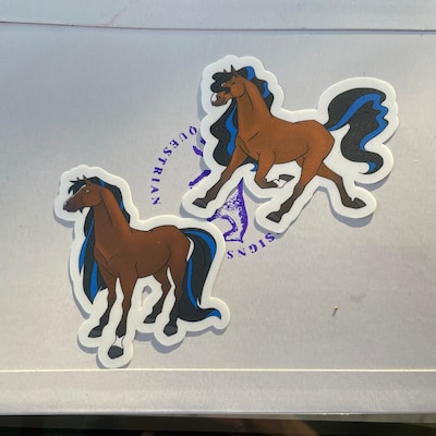 Custom Horse Face Stickers Equestrian Horse Stickers and Decals Art - Etsy