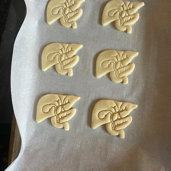 Gallbladder Cookie Cutter | Bakerlogy Biscuit Cutters Gallstones ...