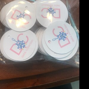 Custom Tags Round Tags Printed Tags Personalized Tags | Etsy