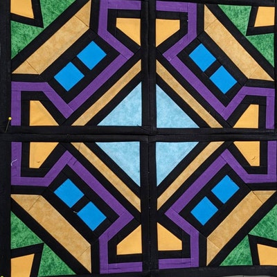 FPP Crows and Moon Phases Quilt Block Foundation Paper Piece - Etsy