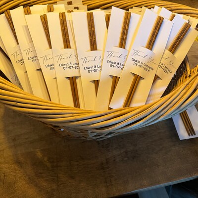 Personalized Chopsticks, Save the Date, Wedding Favor Chopsticks ...