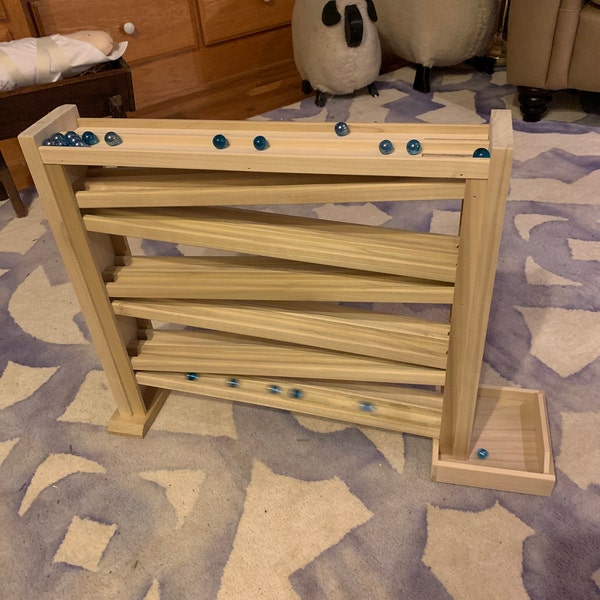 Wooden Double Marble Roller - Etsy