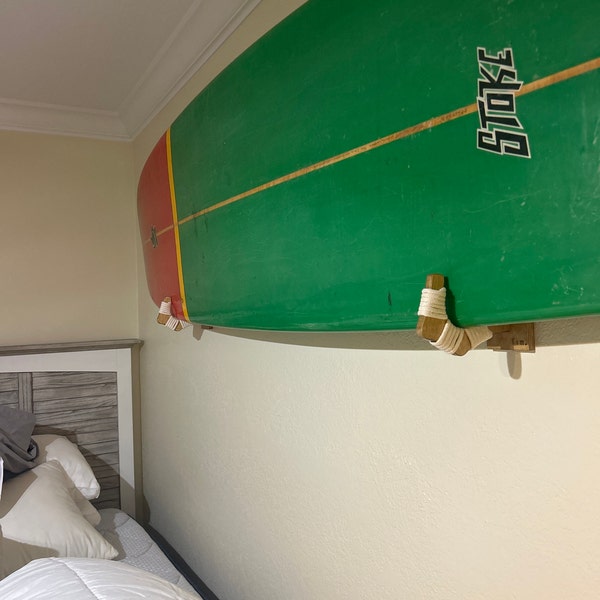 Surfboard Wall Mount Rack- Horizontal - Etsy