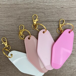 Blank Motel Keychains Customizable Keychain Blanks Vintage - Etsy