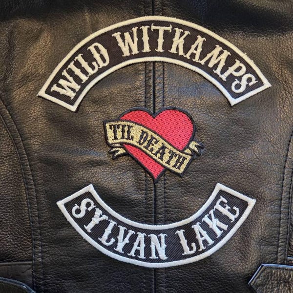 Custom Embroidered Patch - Bottom Rocker Motorcycle Biker MC Sew on ...