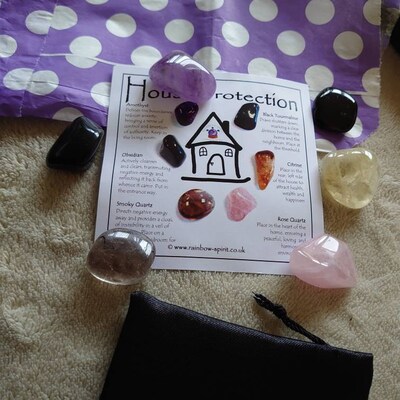 House Home Protection Crystal Set - Etsy