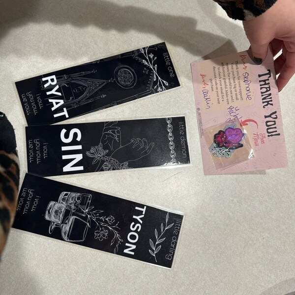 The Ritual, the Sinner, and the Sacrifice Bookmarks- Ryan, Sin, and ...