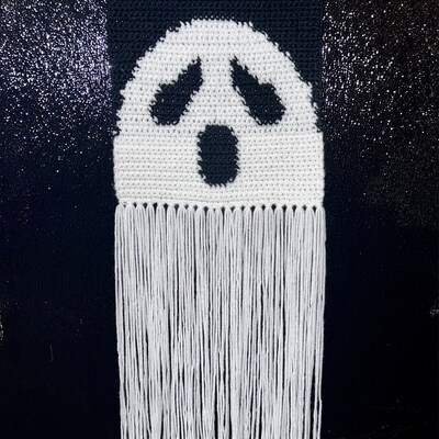 Ghost Tapestry Crochet Pattern / Wall Hanging / Instant Download ...