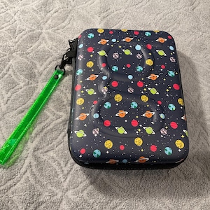 Clear Coin Pouch Holographic Glitter Stars, Black or White Zipper Small ...