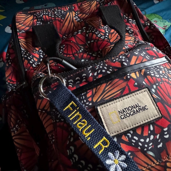 Personalized Name Tag, O Ring, Custom Key Chain, Bag Name Tag, Bag ...