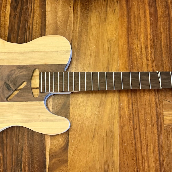 72 Thinline Style Guitar Body Unfinished Tele Ash - Etsy