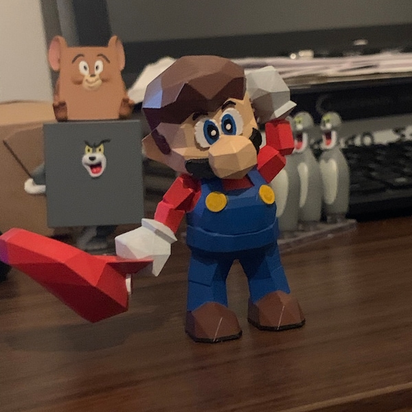 SUPER MARIO 64 I 01 Mario (D) Figure (mid Size) [SM64] (1996) - Etsy