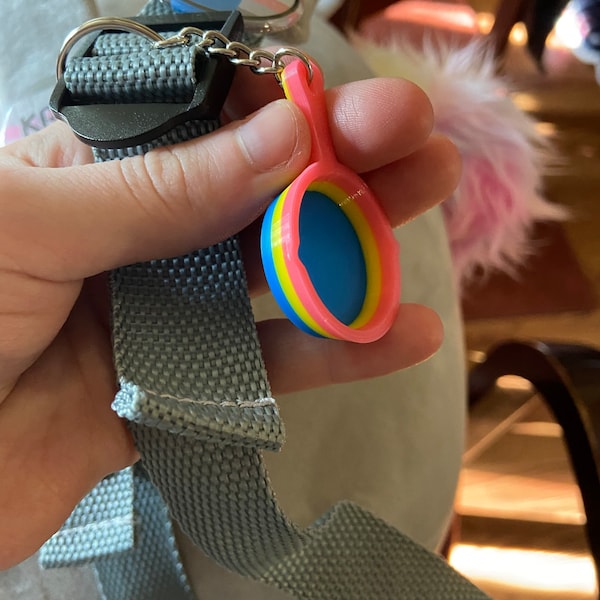 Pansexual Pride Keychain, PAN PAN, Subtle LGBTQ+ Pride, Punny Cute ...