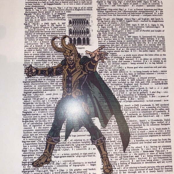 Marvel Comics Juggernaut on Dictionary Page Print - Etsy