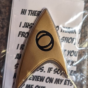 Starfleet Comm Badge Ds9/voyager/tng Movies/picard | Etsy