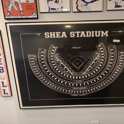 Print of Vintage Shea Stadium Seating Chart on Photo Paper - Etsy
