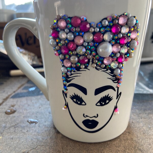 Monica Vinyl Decal|african American Woman Decal| Wine Glass Decal ...