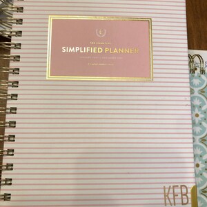 Simplified Planner Monogram Decal Sticker Weekly Simplified Planner ...