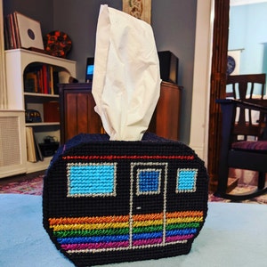 Pdf PATTERN Camper Van Tissue Box Cover for Plastic Canvas Pdf Download ...