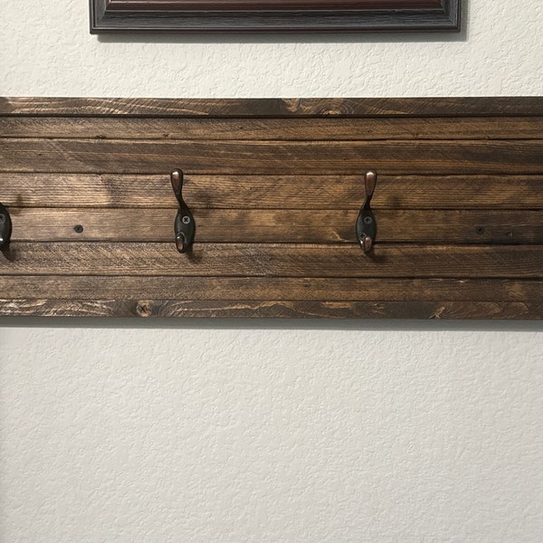 Coat Rack Wall Mount / Coat Rack With Shelf / Entryway Organizer ...