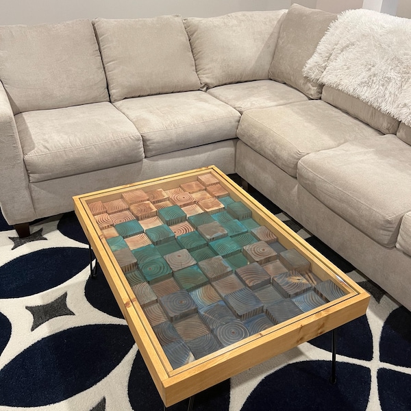 Handcrafted City Map Coffee Table 100% Made in the USA. Choose Your Own ...