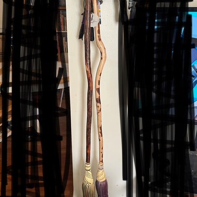 Lodge Broom, Besom, Havencroft Hand-tied Natural Hardwood Handle Broom ...