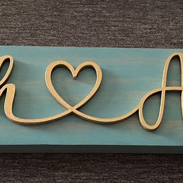 Custom Couple Name Sign Pallet Sign Wedding Gift Wooden Name Sign ...