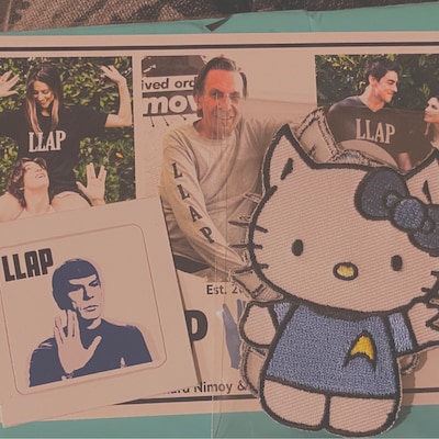 LLAP live Long and Prosper Star Trek Enamel Lapel Pin With Vulcan Hand ...