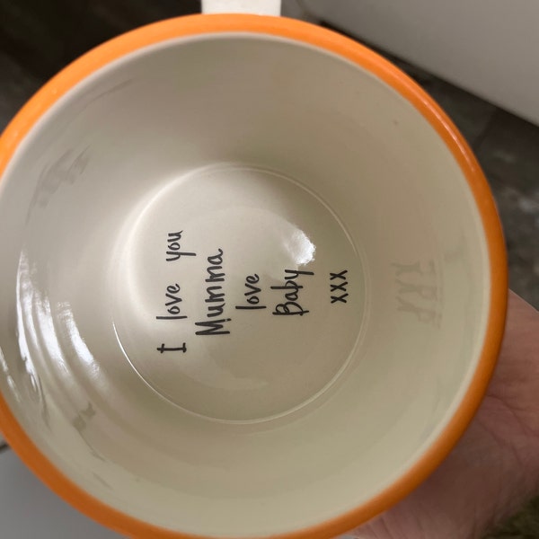 Bespoke Personalised Hidden Message Mug, Secret Message Cup ...