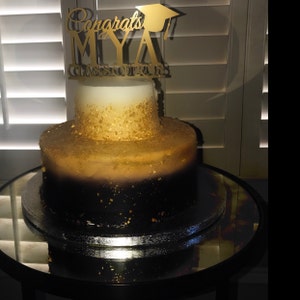 Congrats Class Cake Topper, Graduation Cake Topper, Custom Graduation ...