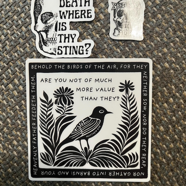 Virgin Mary Whatsoever He Saith Unto You Do It Vintage Style Sticker ...