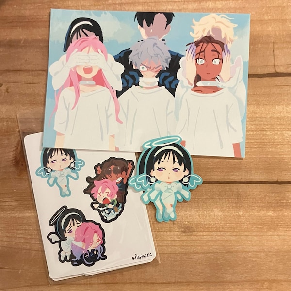Alien Stage Print + Sticker Pack - Etsy