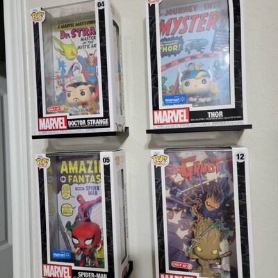 Funko POP Comic Cover Wall Mount and VHS Cover Display Shelf Perfect ...