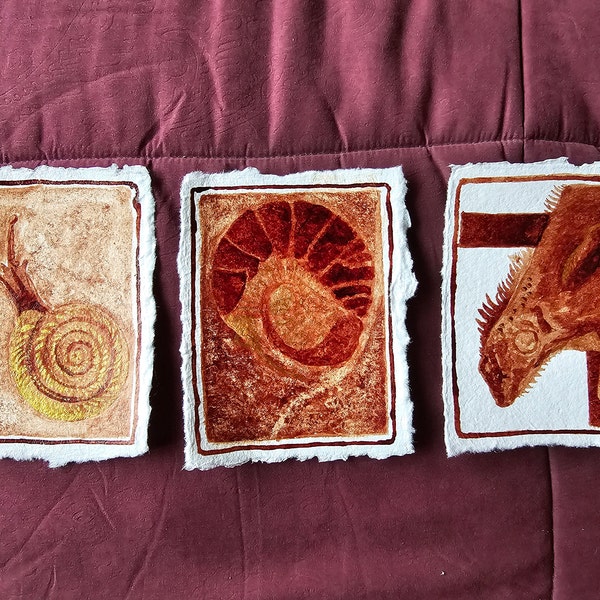 Ultra Thick Handmade Watercolor Paper, Deckled Edge Paper, 500GSM 15 ...